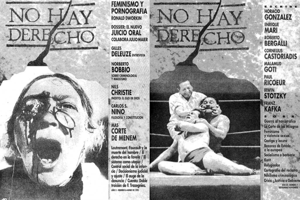Revista “No Hay Derecho”: una mirada crítica sobre el derecho público ...